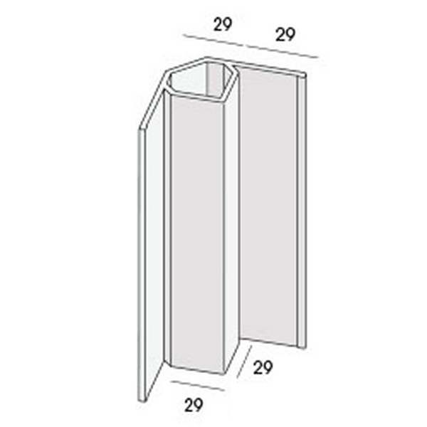 Inwendig hoekprofiel 32mm 2827 - SWDS Bouw